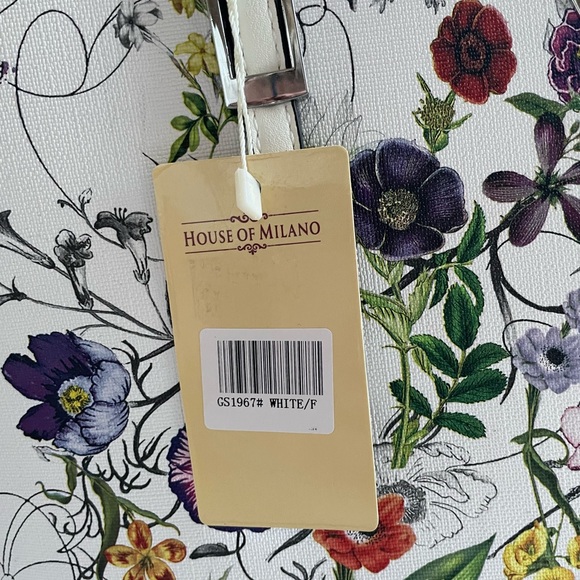 House of Milano | Bags | House Of Milano Floral Print Purse Nwt | Poshmark